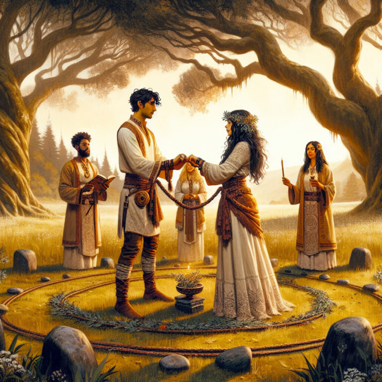 A Pagan Handfasting Ceremony - A Guide to the Ancient Ritual - Paganeo